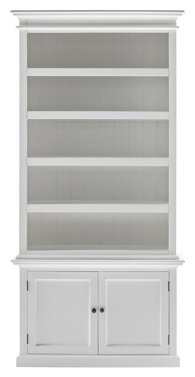 Halifax Single Reol med 2 Låger, Klassisk Hvid – Botrendy