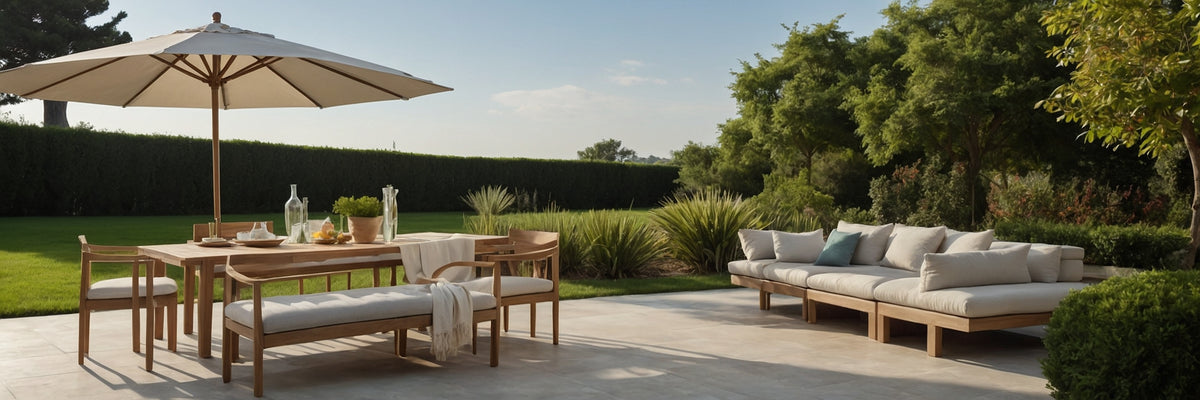 Moderne haveborde i hvide nuancer - BOTRENDY – Botrendy