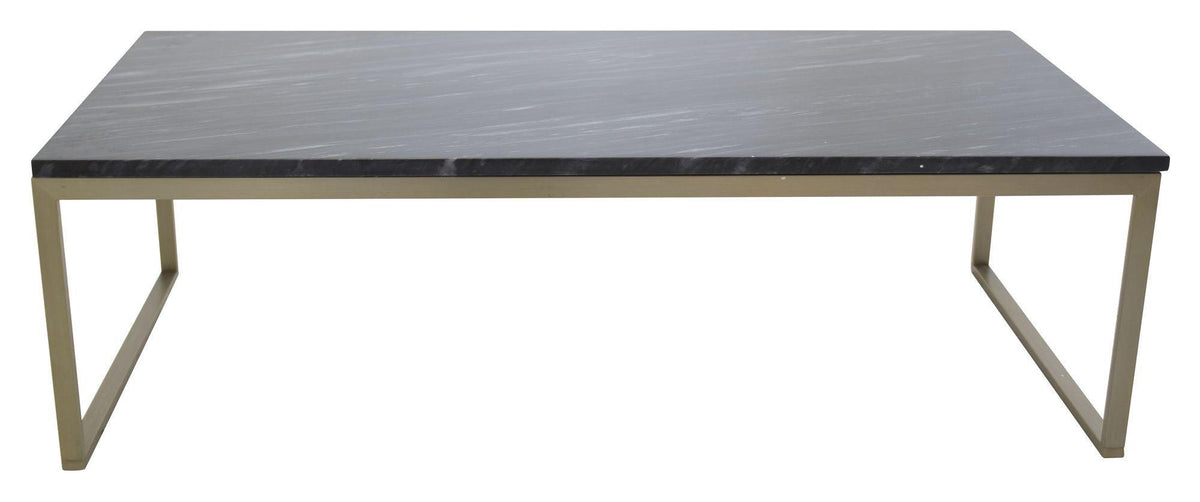 Estelle Sofabord - Marmor Top/Metalben, 120x60 - UNOLIVING – Botrendy