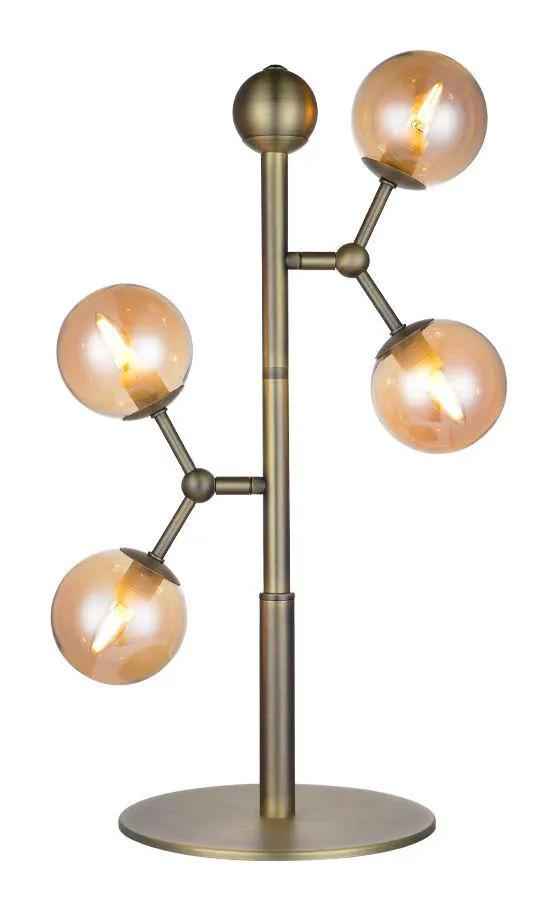 Halo Design ATOM Bordlampe, Antik messing, Amber - UNOLIVING.COM – Botrendy