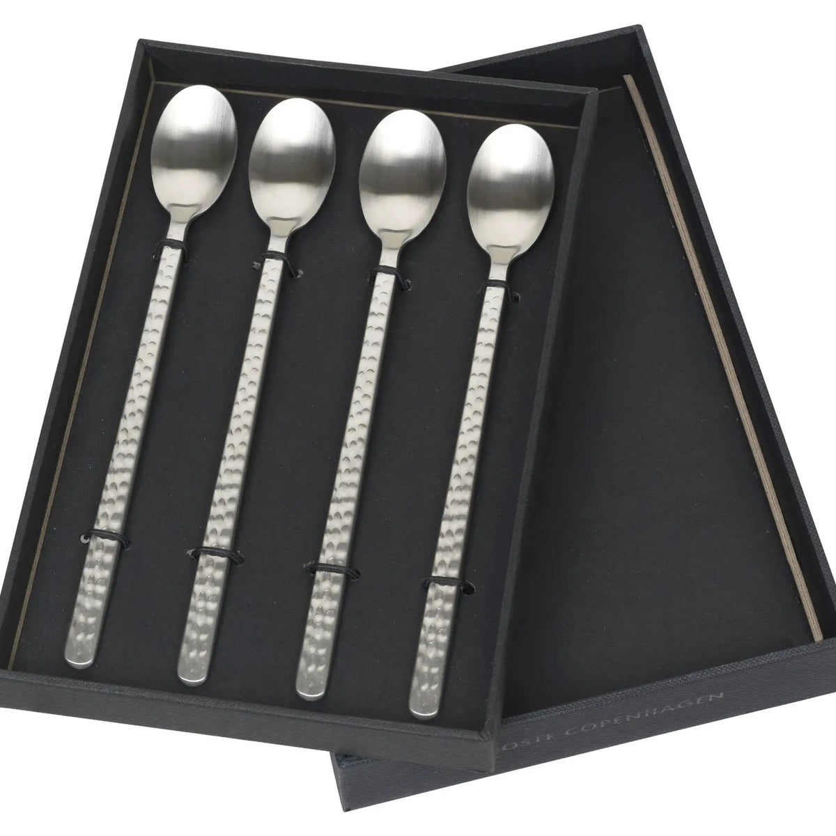 Hune Latte skeer sæt/4 Børstet satin, Hamret - UNOLIVING.COM – Botrendy