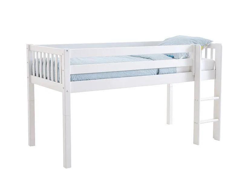 THUKA Nordic Dream Halvhøj Seng m/sengehest 90x200, Hvid - UNOLIVING ...